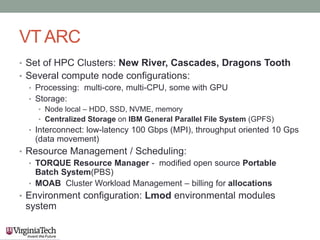 PEARC 17: Spark On the ARC | PPT