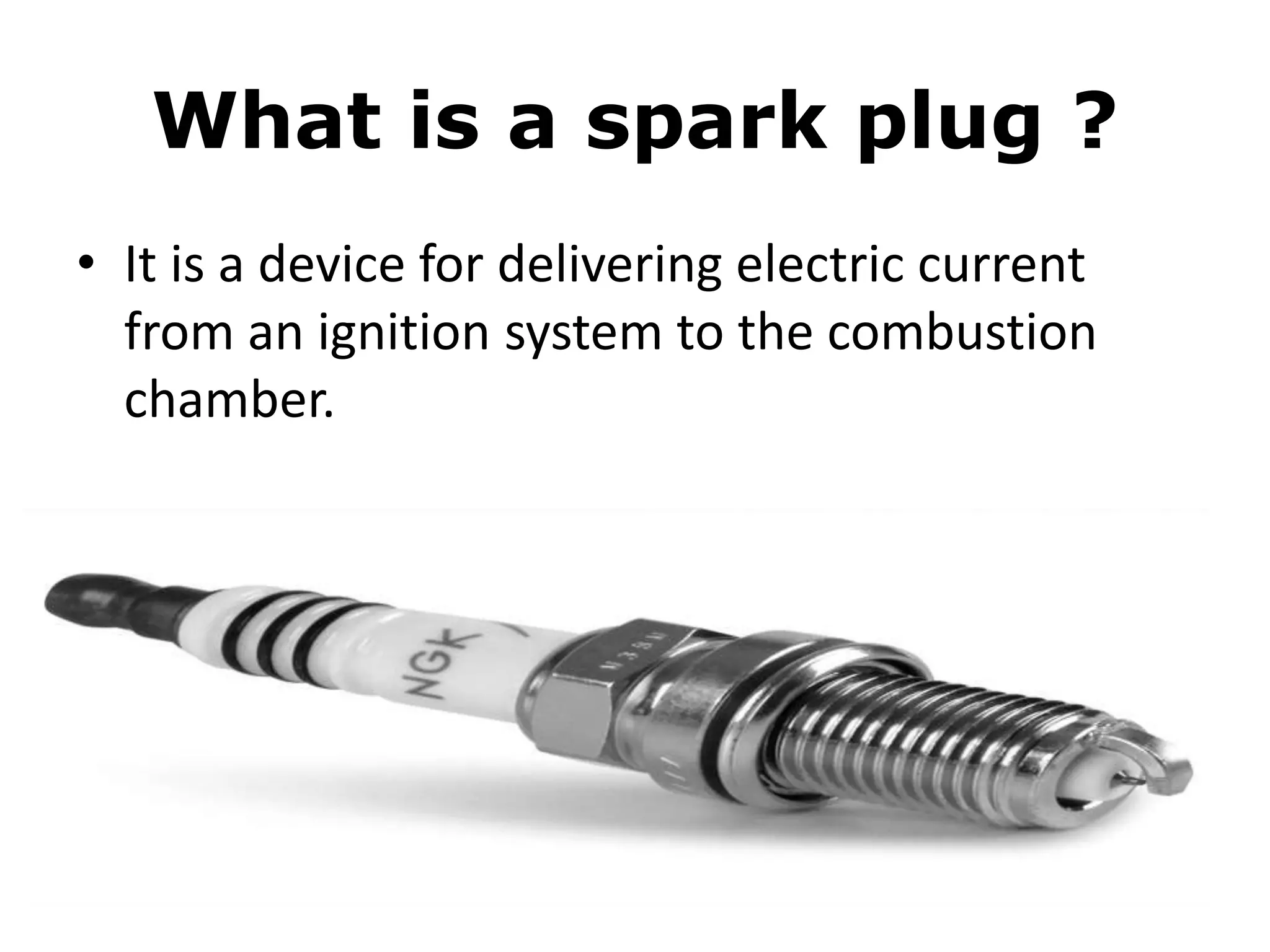 Spark plug | PPTX