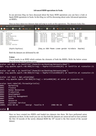 Spark rdd part 2 | ODT