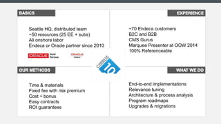 Endeca Performance Considerations | PPTX | Databases | Computer ...