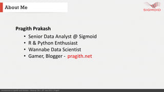 Introduction to Spark R with R studio - Mr. Pragith | PPT