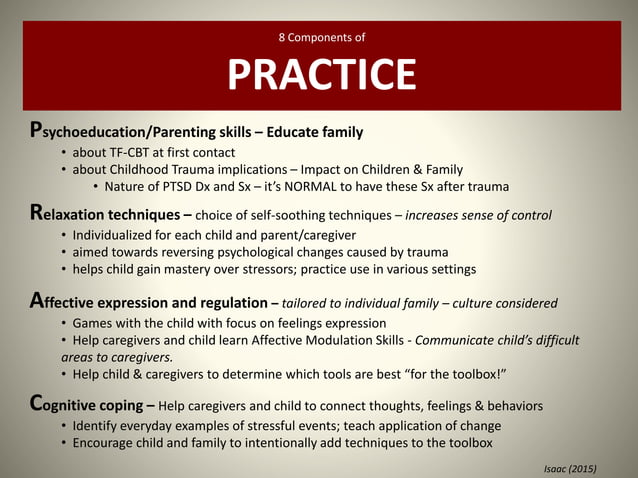 Trauma Focused CBT (TF CBT) for Kids | PPTX