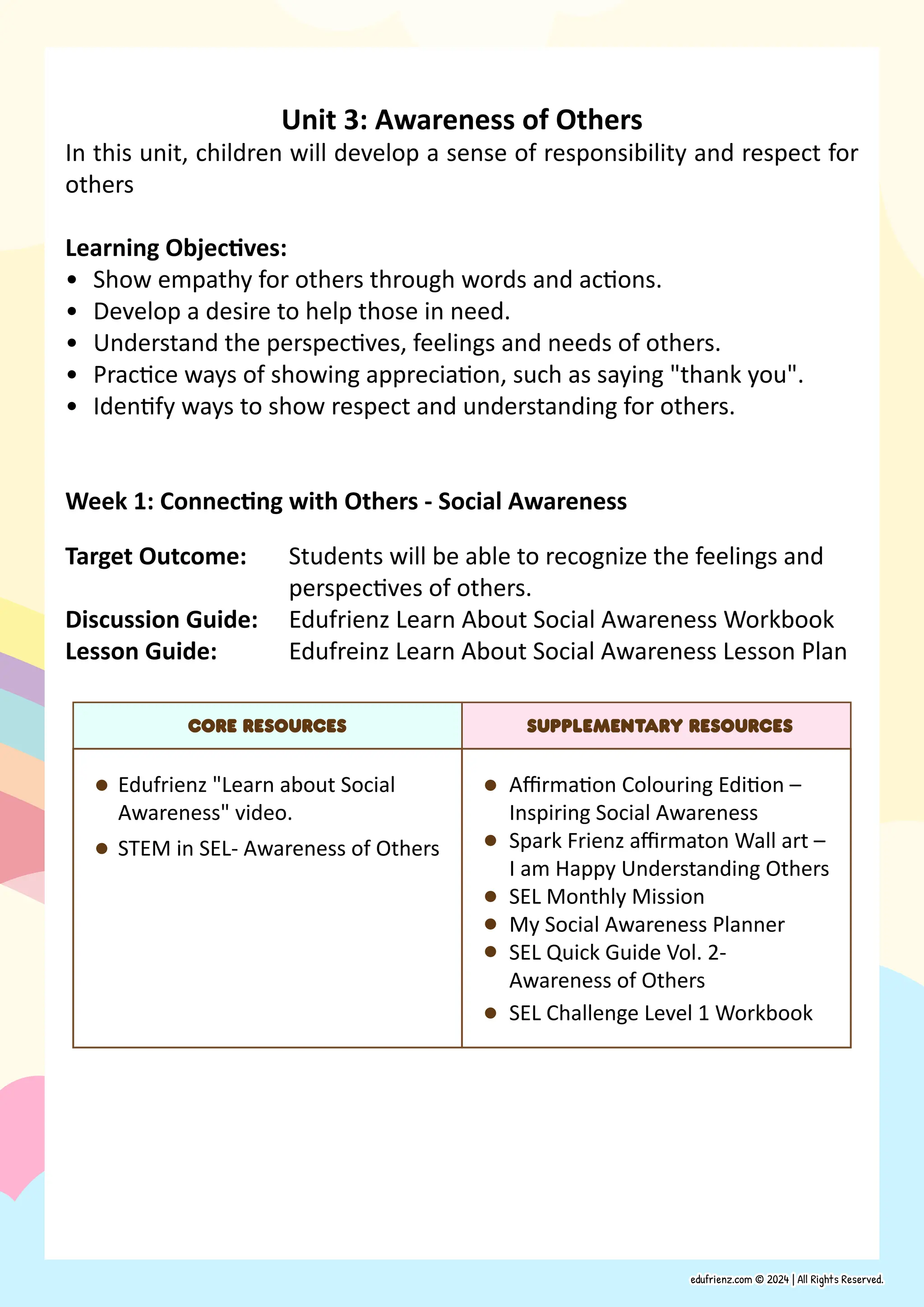 Spark SEL Level 3 Curriculum: Advanced Social Emotional Learning | PDF