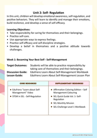 Spark SEL Level 3 Curriculum: Advanced Social Emotional Learning | PDF