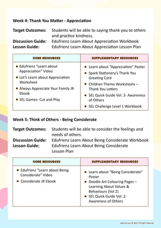 Spark SEL Level 3 Curriculum: Advanced Social Emotional Learning | PDF