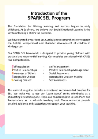 Spark SEL Level 3 Curriculum: Advanced Social Emotional Learning | PDF
