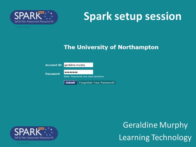 Spark setup session | PDF