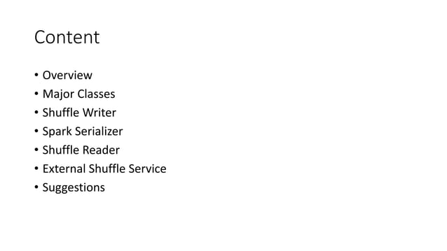 Spark Shuffle Deep Dive (Explained In Depth) - How Shuffle Works in ...