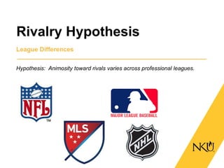 Comparing Rivalry in Professional Sports | PPTX