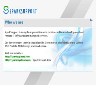 Spark Software Development & Consulting Services | PPT