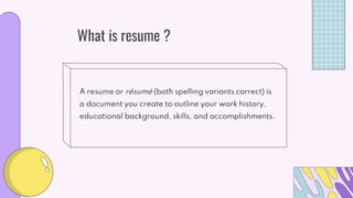 Tips on getting Hired: Job Readiness | PPT