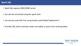 Introduction to Spark SQL, query types and UDF | PPT