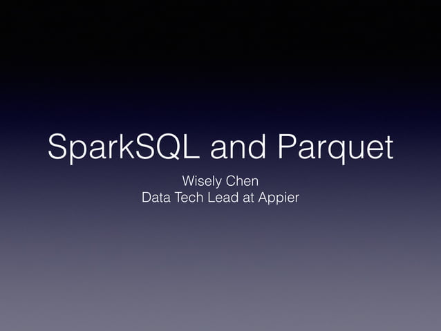 Wisely Chen Spark Talk At Spark Gathering in Taiwan | PPT