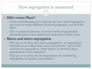 Sparks & Sparks Spatiotemporal persistence of residential segregation ...
