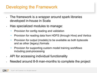 Spark stack for Model life-cycle management | PPT