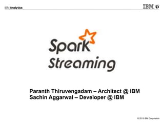 Apache Spark Streaming: Architecture and Fault Tolerance | POTX