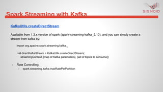 Sparkstreaming with kafka and h base at scale (1) | PPTX