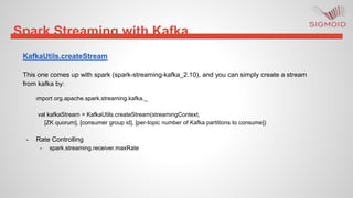 Sparkstreaming with kafka and h base at scale (1) | PPTX