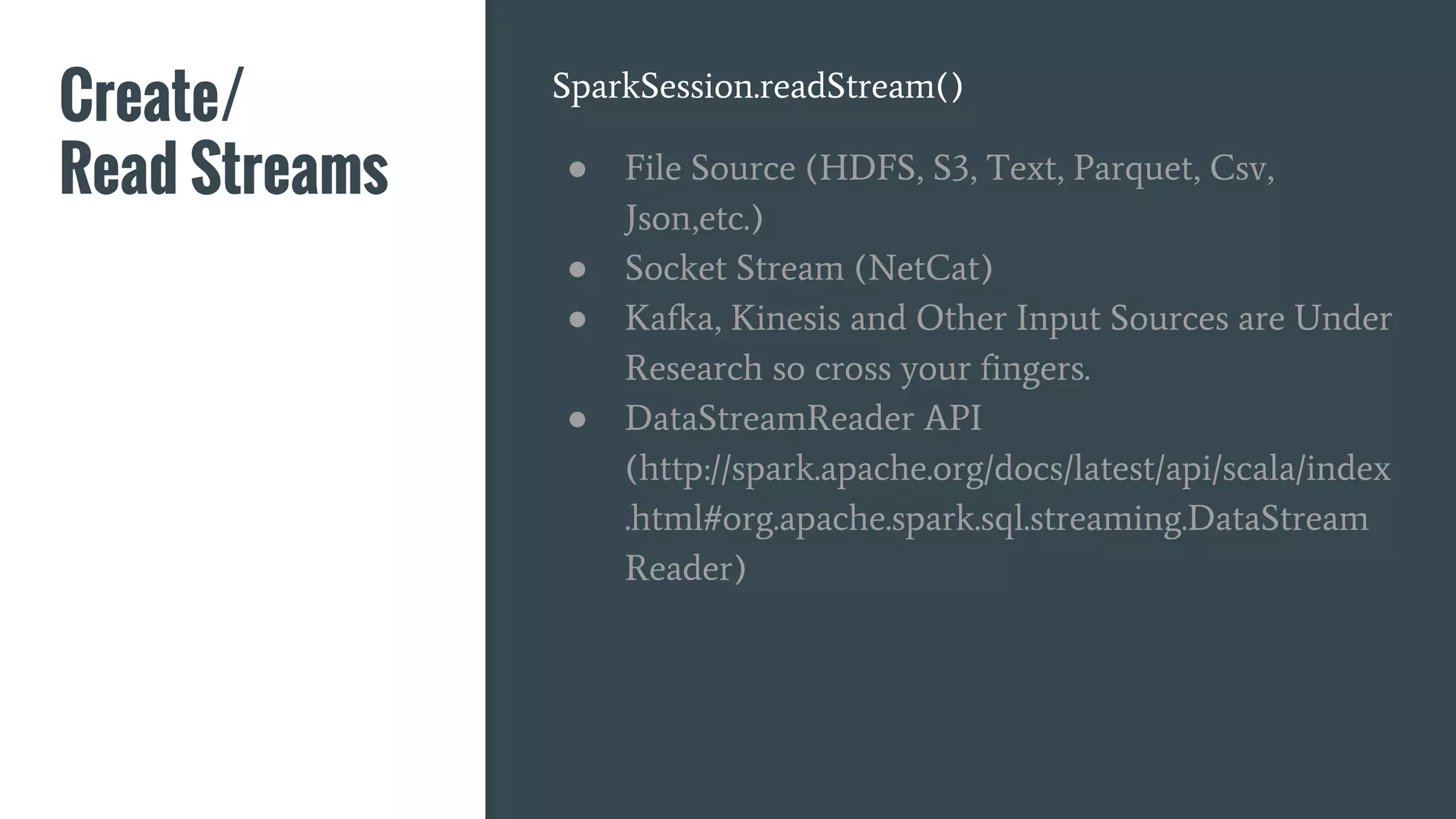 Structured streaming in Spark | PDF