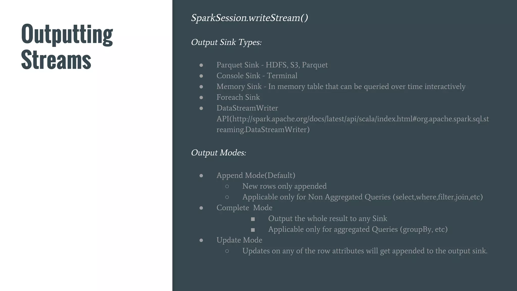 Structured streaming in Spark | PDF