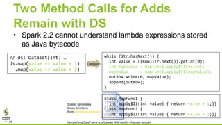 Demystifying DataFrame and Dataset | PDF