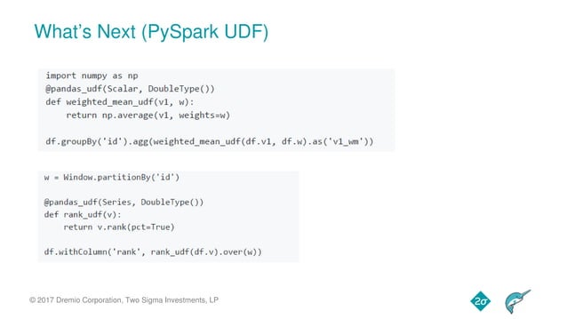 Improving Python and Spark Performance and Interoperability with Apache ...