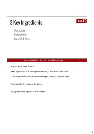 Tools & Techniques to help make workplace more transparent | PDF