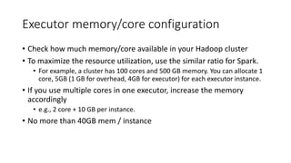 Spark tunning in Apache Kylin | PPT