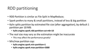 Spark tunning in Apache Kylin | PPT