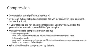 Spark tunning in Apache Kylin | PPT