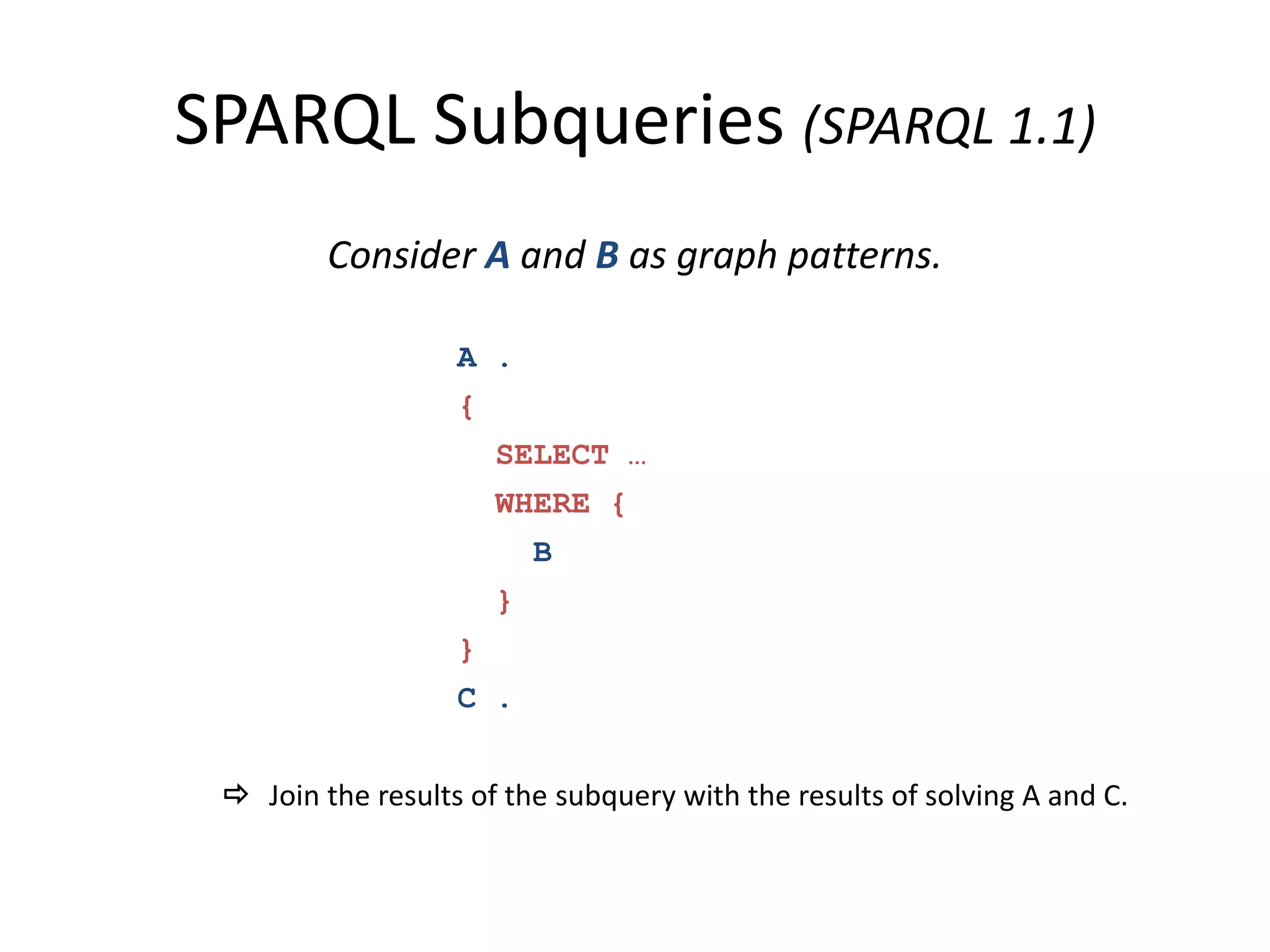 SPARQL Cheat Sheet | PPTX