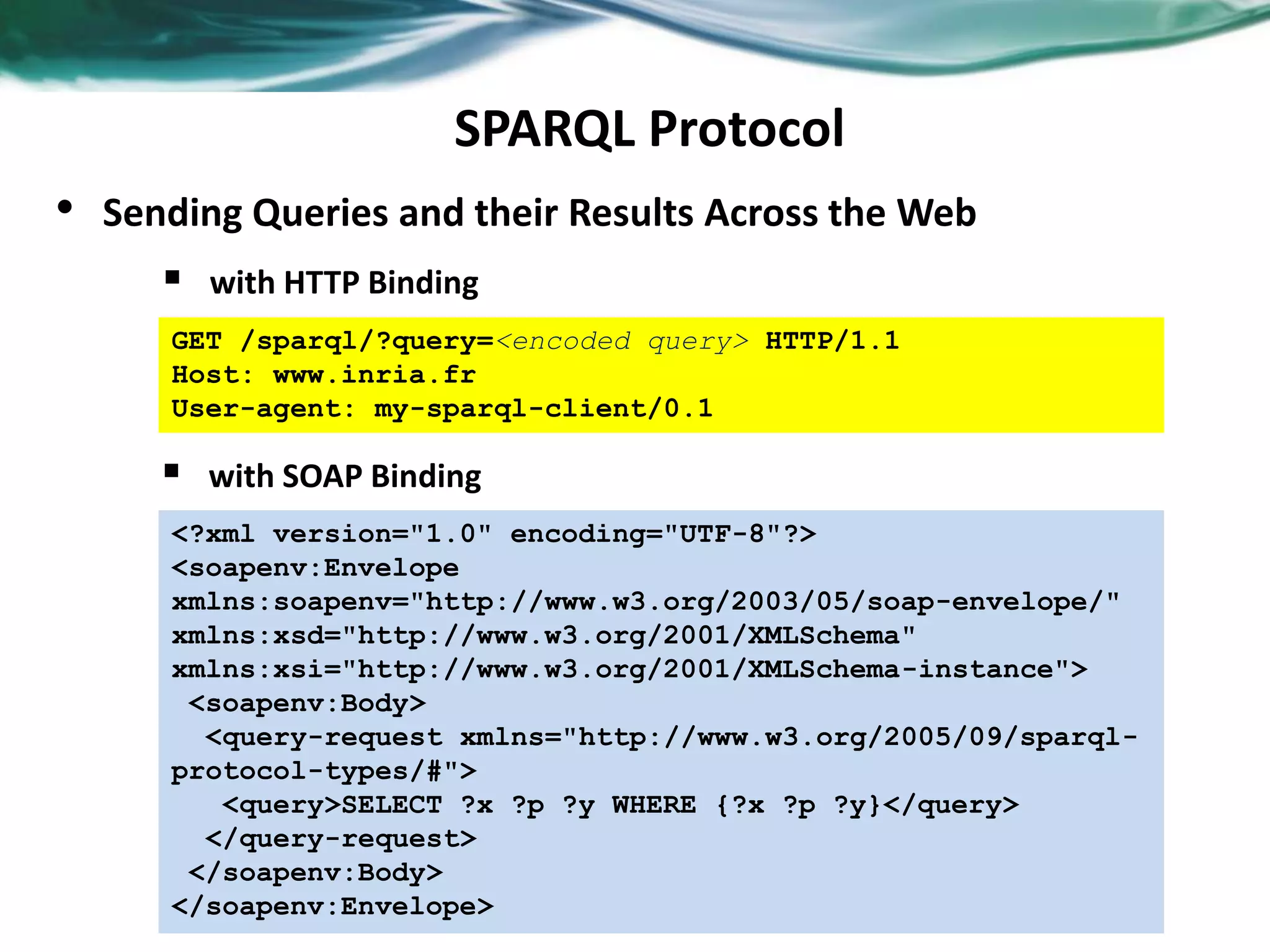 Sparql a simple knowledge query | PPT