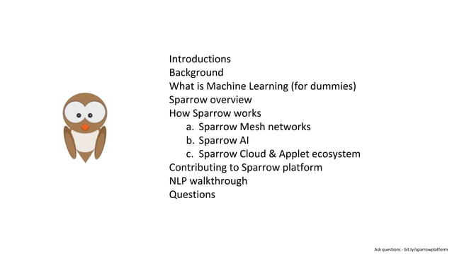 Mindspark 21' - Sparrow platform | PPT