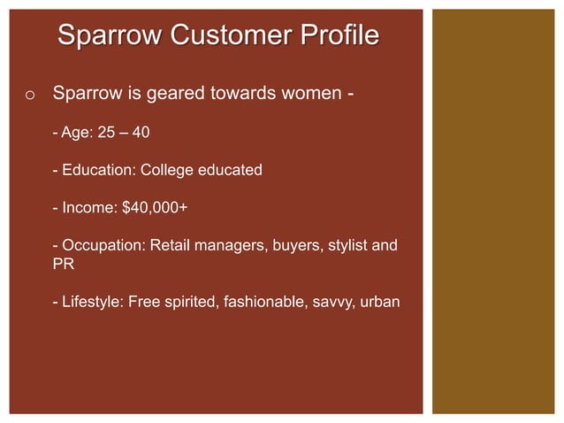 Sparrow Presentation | PPT