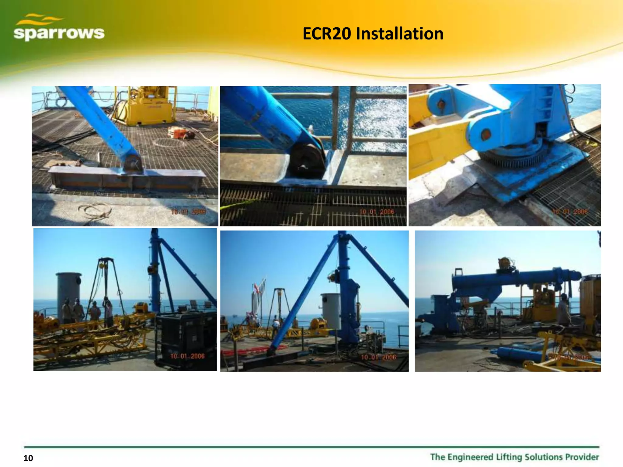 Sparrows offshore modular rental crane presentation august 2014 | PPT
