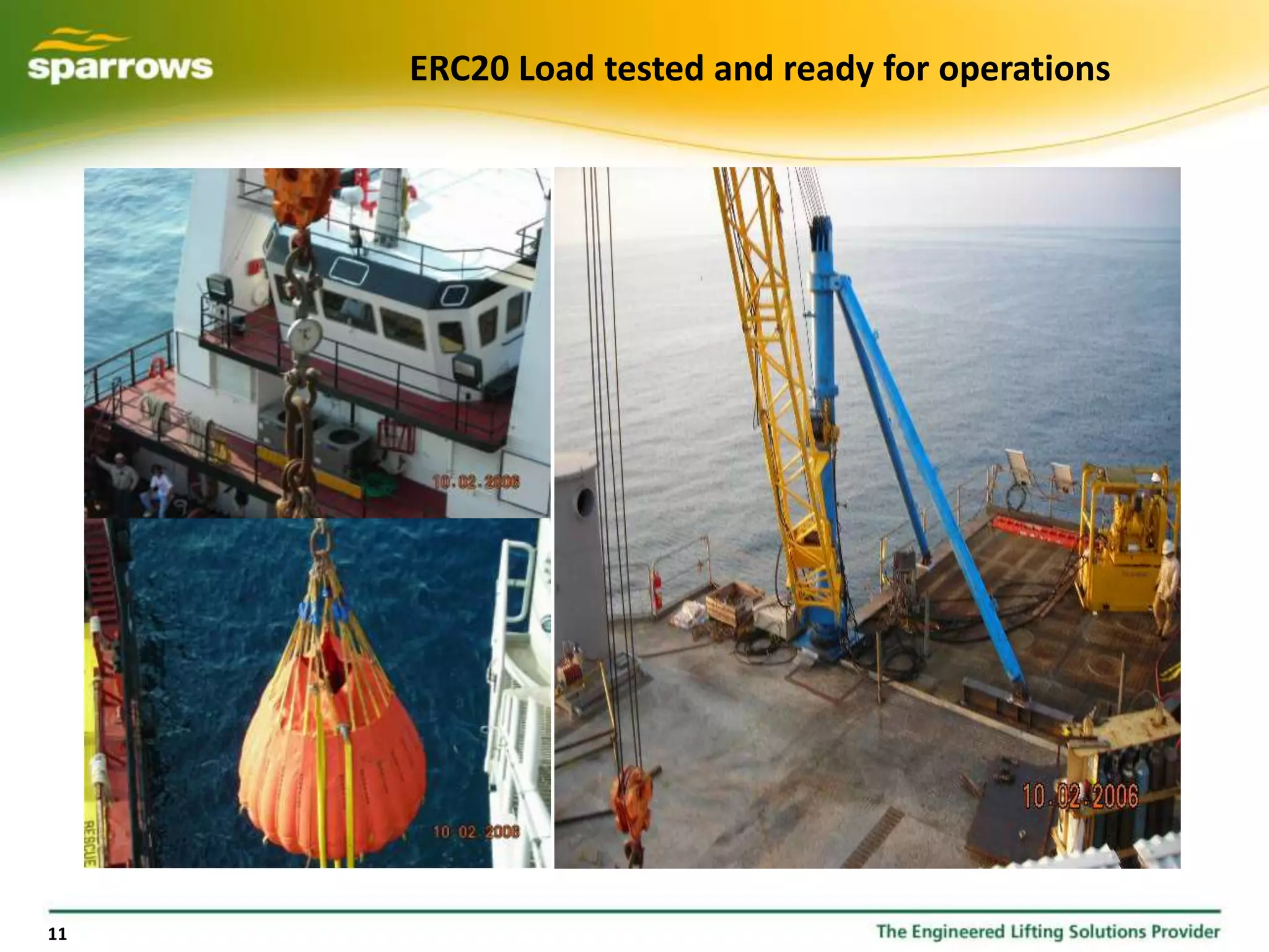 Sparrows offshore modular rental crane presentation august 2014 | PPT