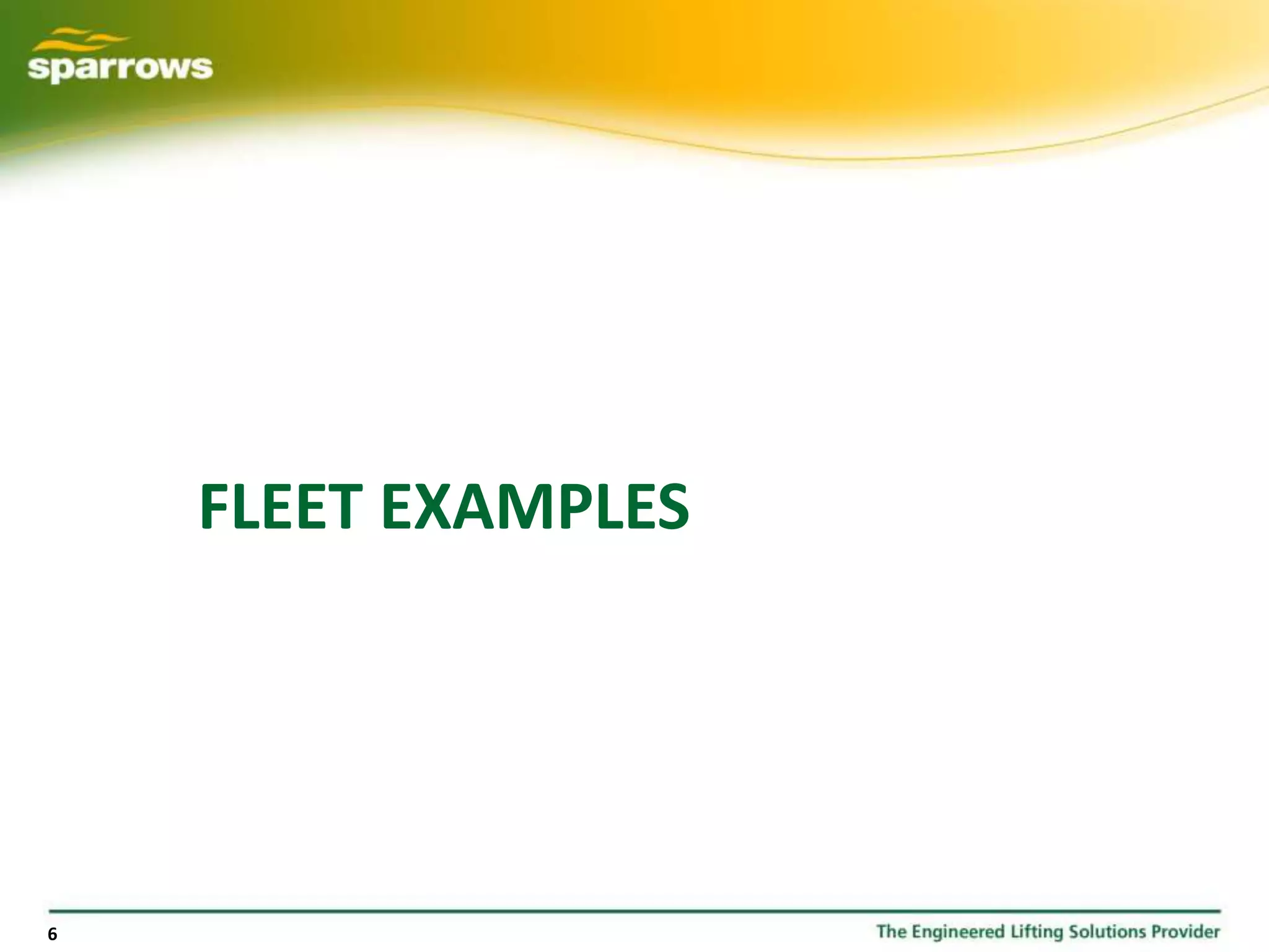 Sparrows offshore modular rental crane presentation august 2014 | PPT