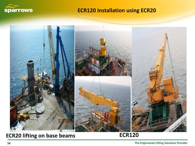Sparrows offshore modular rental crane presentation august 2014 | PPT