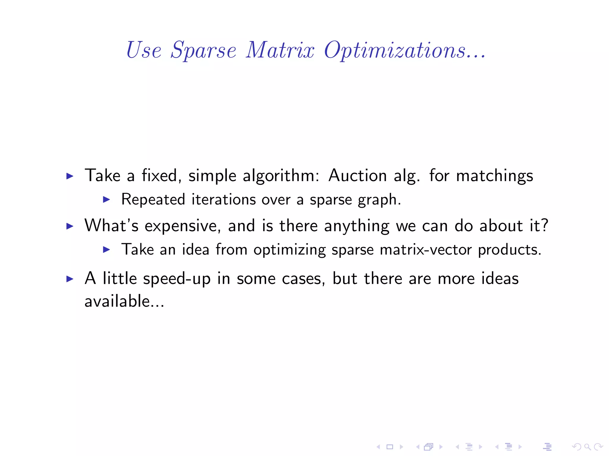 Sparse Data Structures For Weighted Bipartite Matching Pdf Computing Technology And Computing