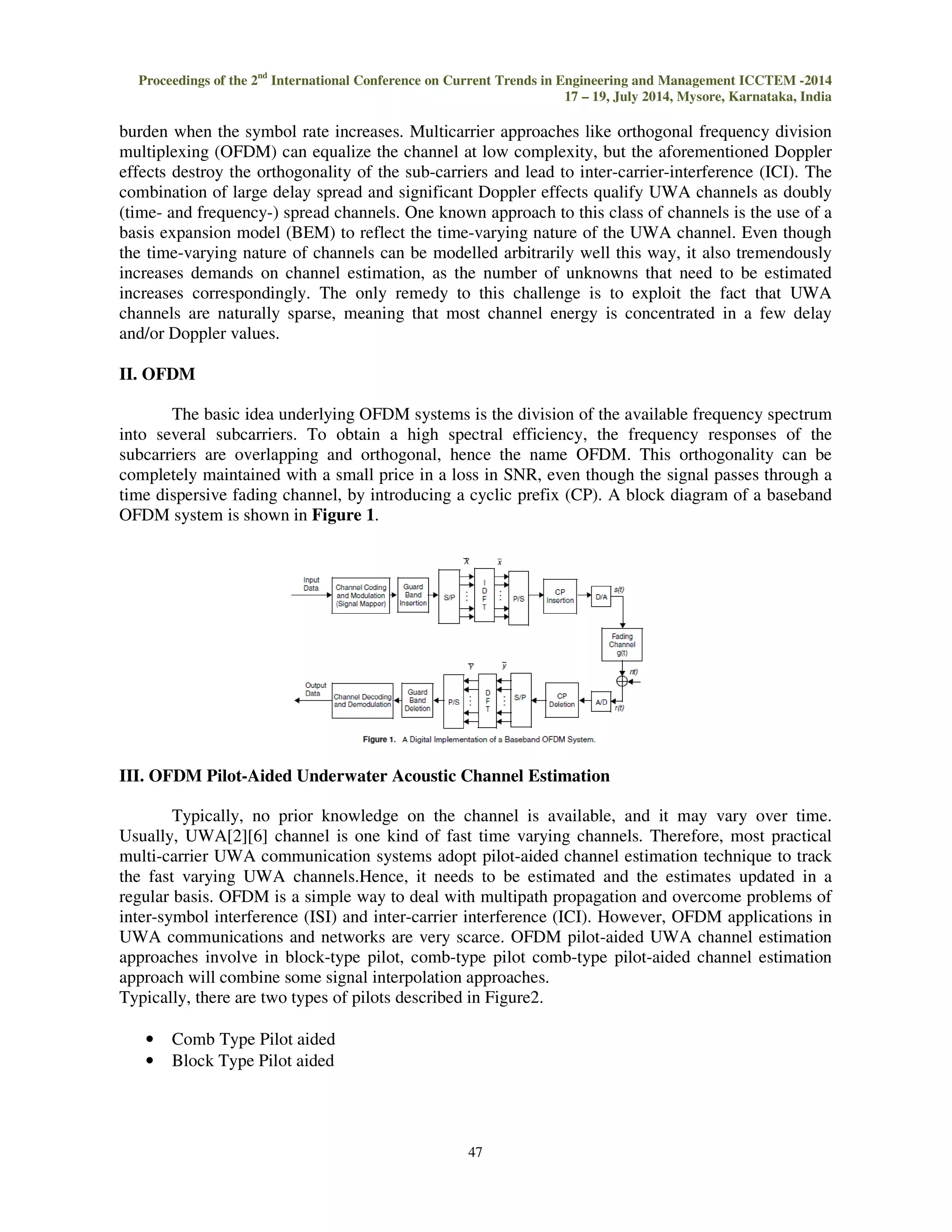 Sparse channel estimation for underwater acoustic communication using compressed sensing | PDF