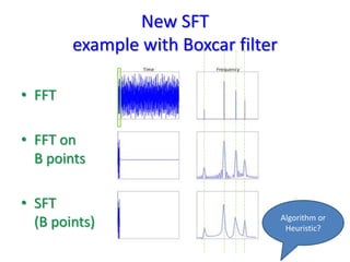 Sparse fourier transform | PPT