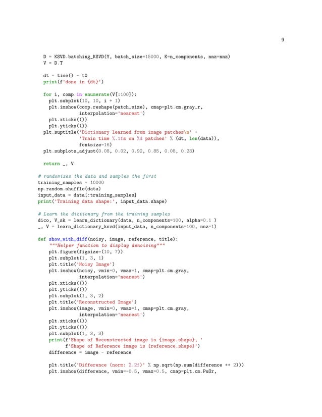 Image Reconstruction Using Sparse Approximation Pdf