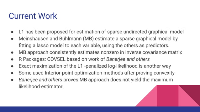 Sparse inverse covariance estimation | PPT Sparse inverse covariance estimation | PPT