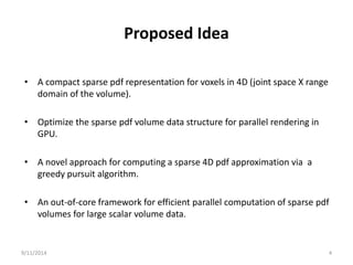 Sparse PDF Volumes for Consistent Multi-resolution Volume Rendering | PPT