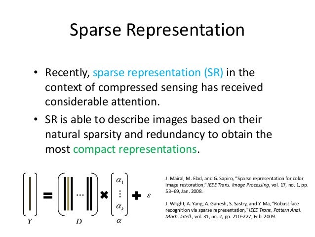 Sparse Representation In Image And Video Copy Detection