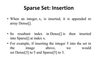 sparse set.pdf | Databases | Computer Software and Applications