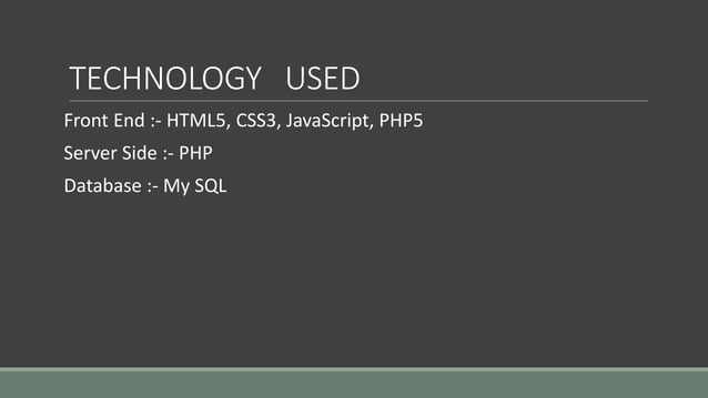 Online Crime Reporting System By Using PHP | PPTX