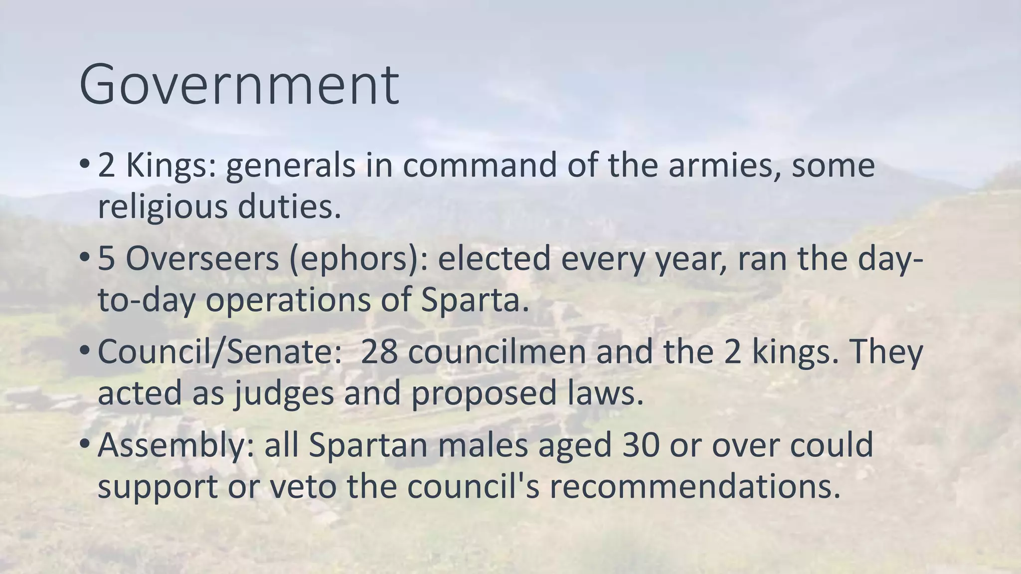 Ancient Sparta | PPTX