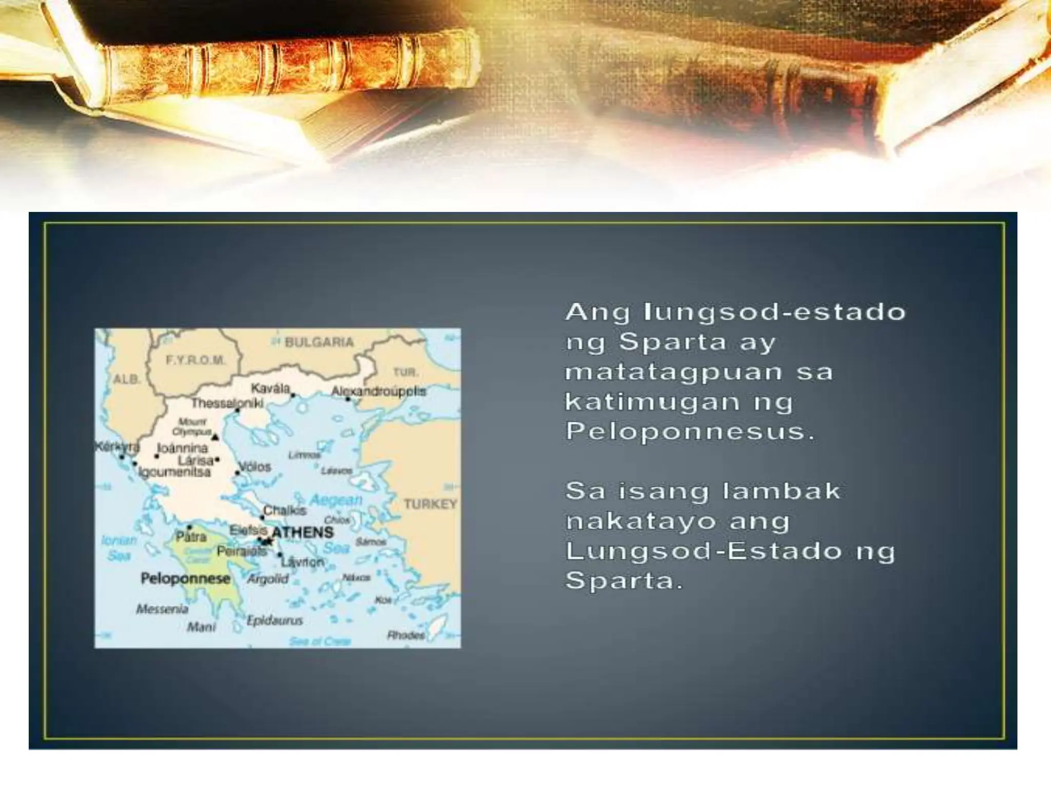 SPARTA, ang pamayanan ng mga Mandirigma. | PPTX