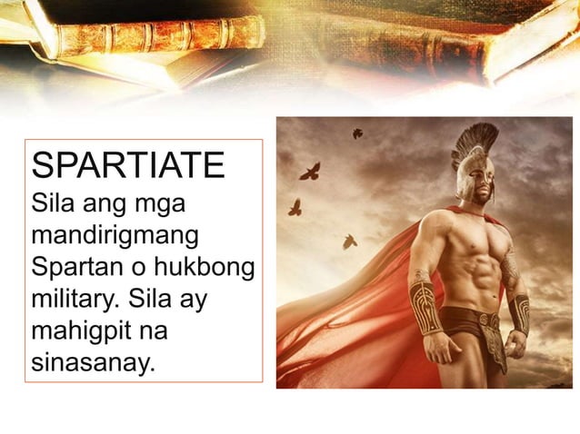 SPARTA, ang pamayanan ng mga Mandirigma. | PPTX